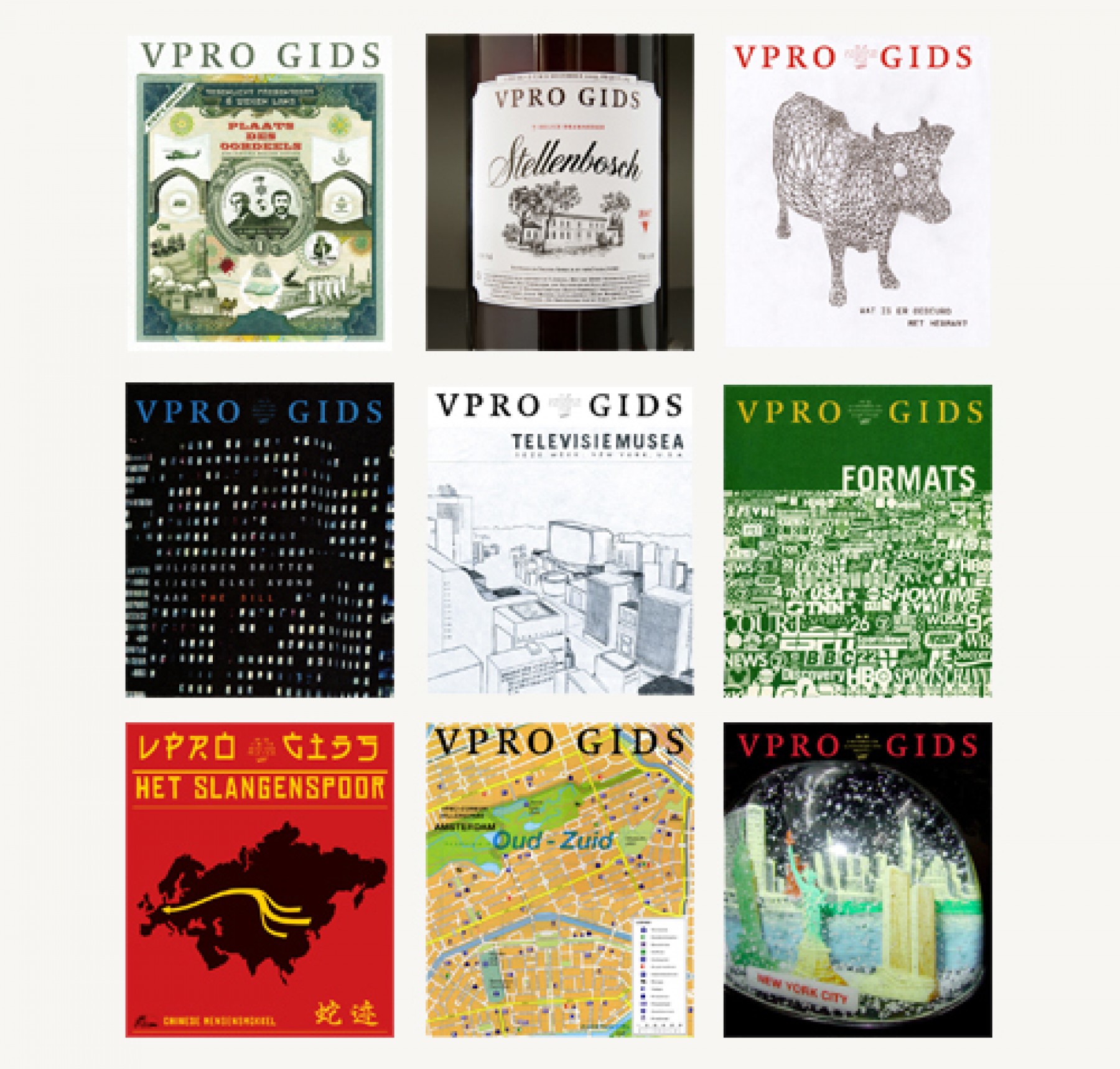 Vpro gids covers | Studio Odilo Girod
